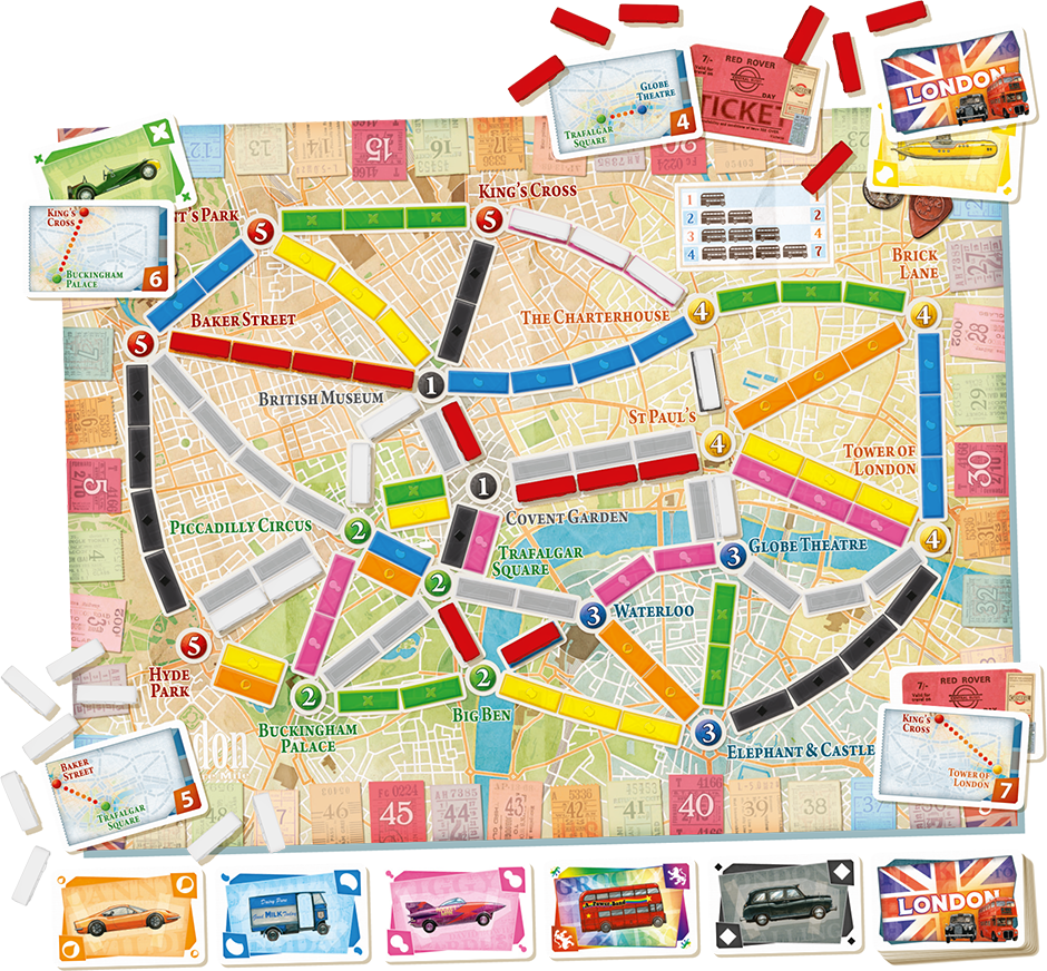 GamerWare. Ticket to Ride Express London