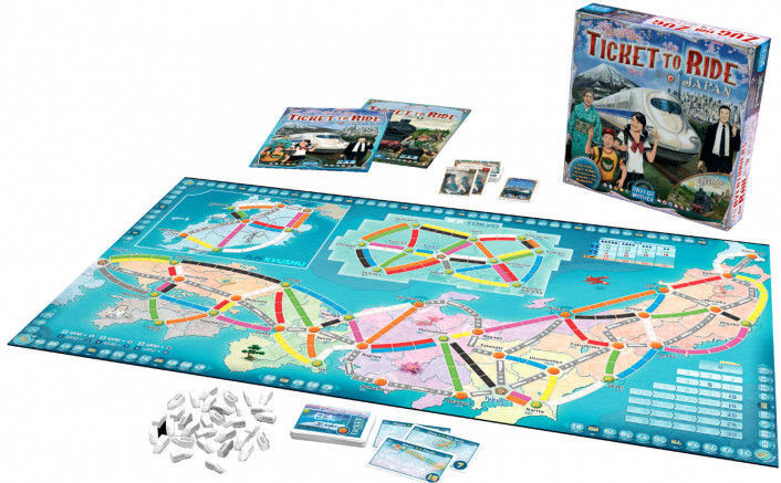 GamerWare. Ticket to Ride Japan / Italy