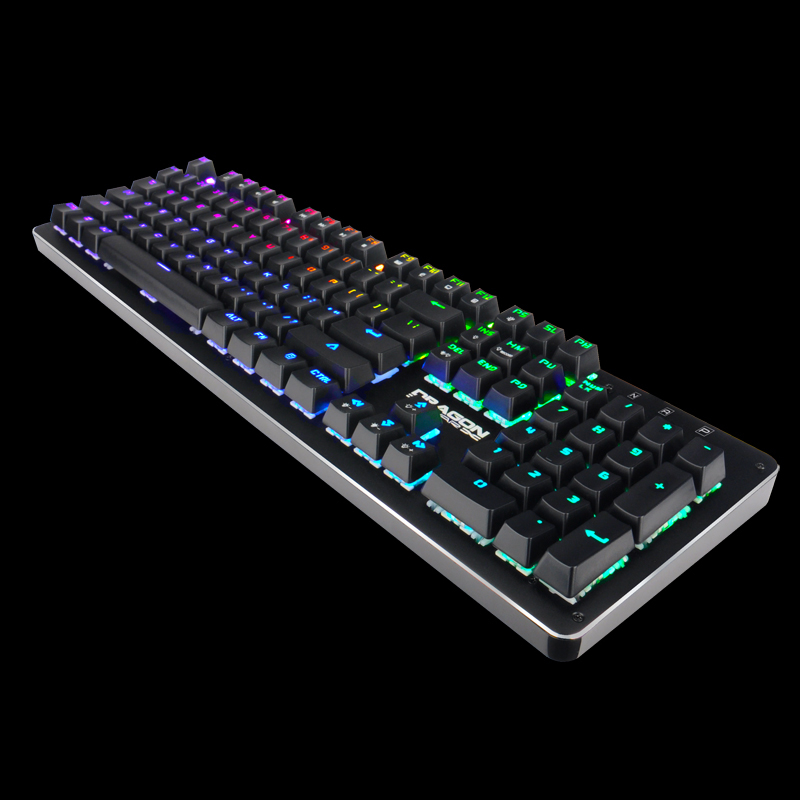 GamerWare. Dragonwar GK-016, RGB Mechanical Blue Switch keyboard, 1 Year